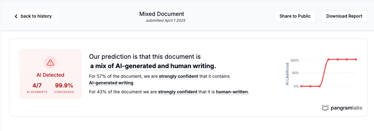 Pangram Releases New AI Writing Detection Model